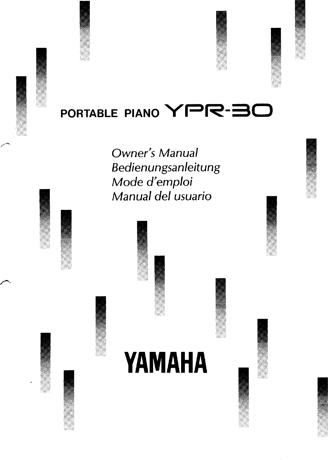 Yamaha Ypr 30 Owners Manual