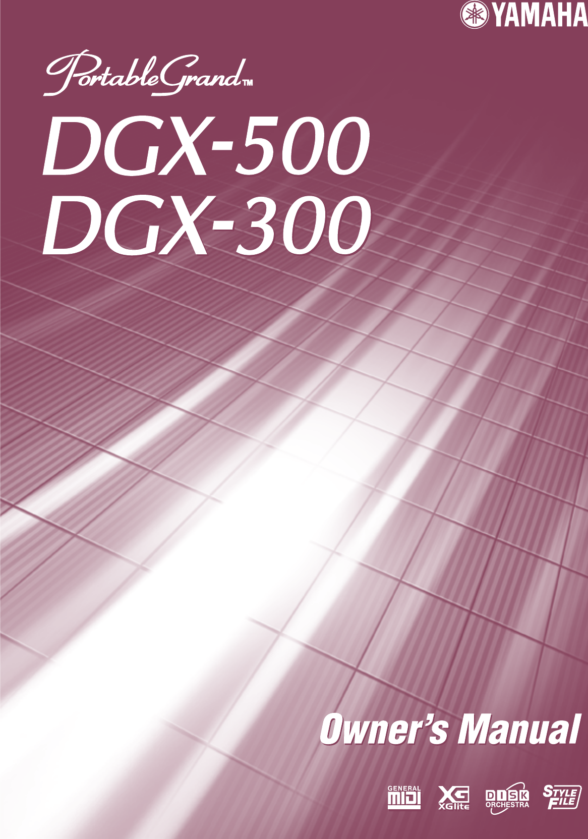 Yamaha DGX500 Owner's Manual