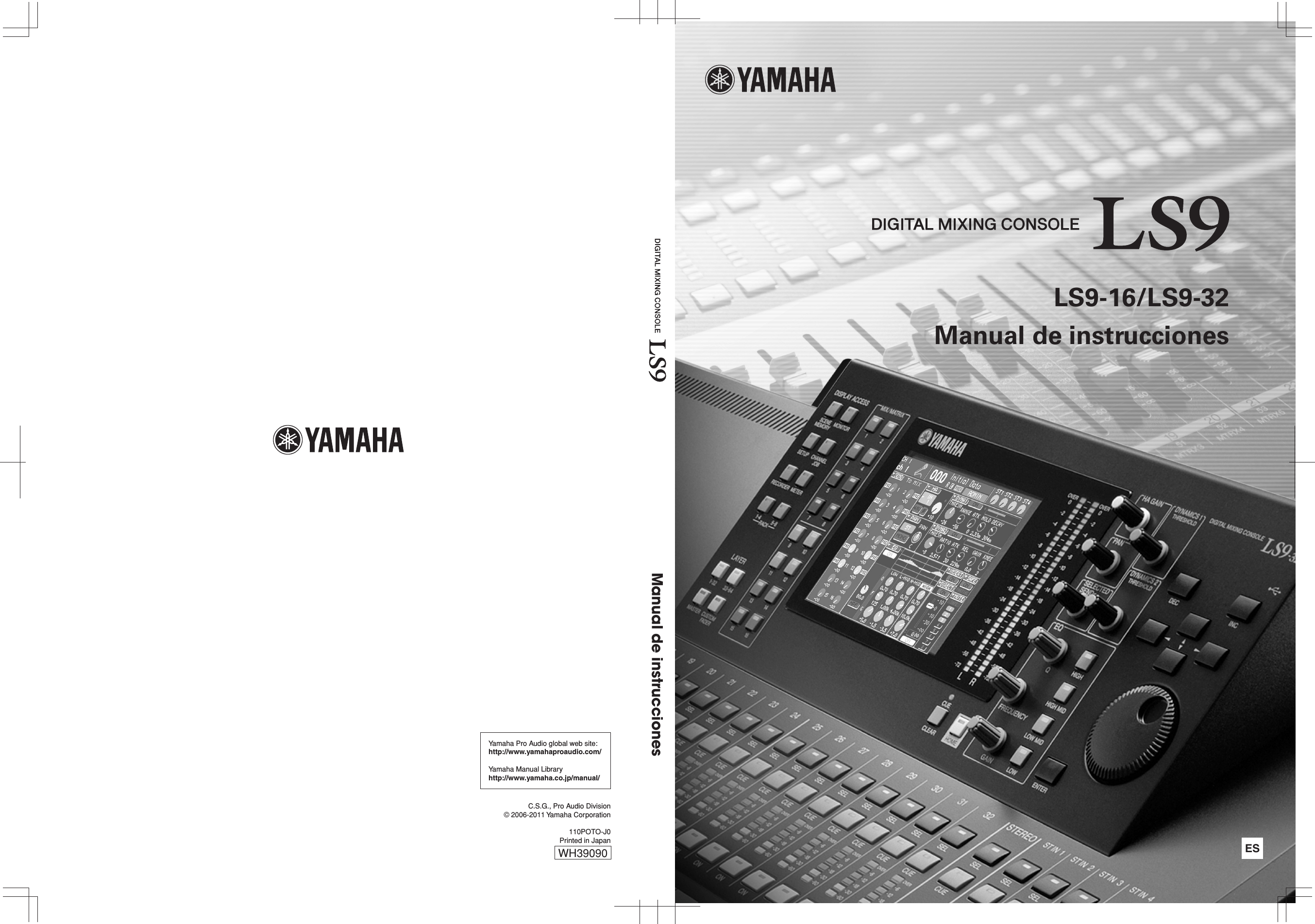 Yamaha LS9 16/32 Owner's Manual 16/LS9 32 Es Om J0