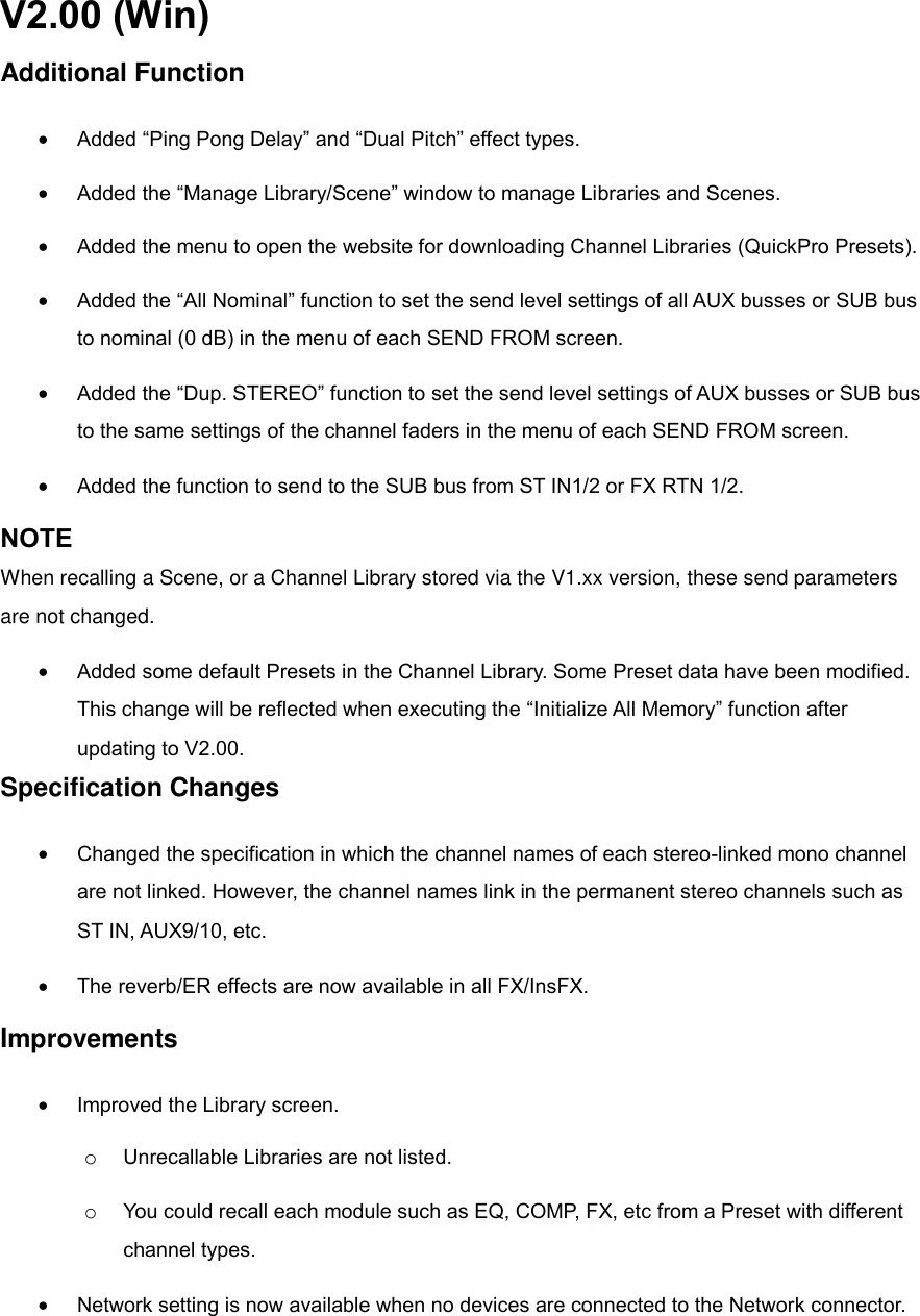Yamaha Previous_tf_editor_version_information TF Editor Previous ...
