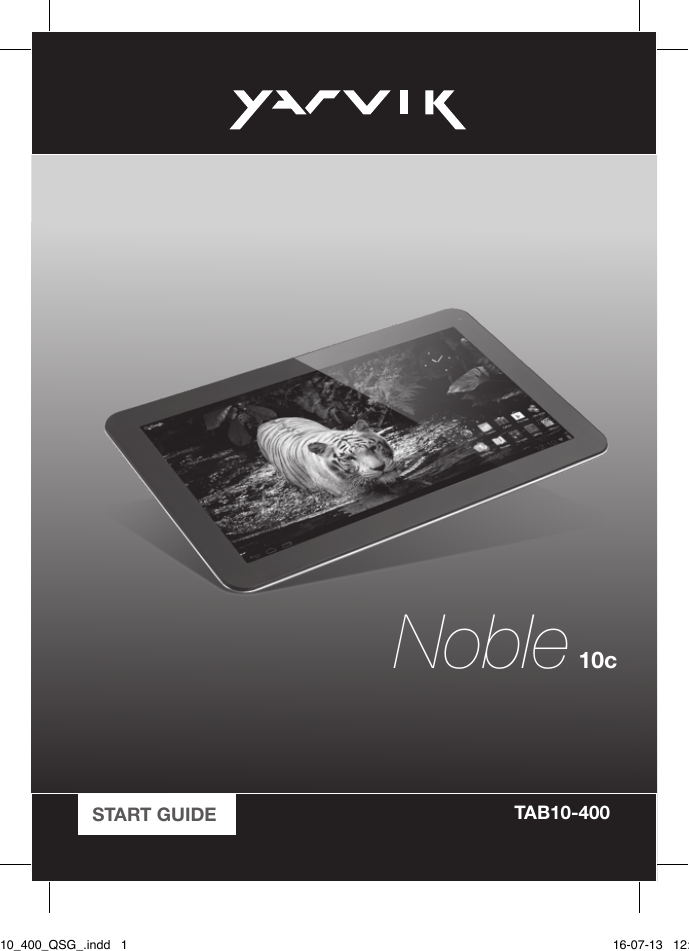 Yarvik Noble 10 Tab10 400 Getting Started Guide