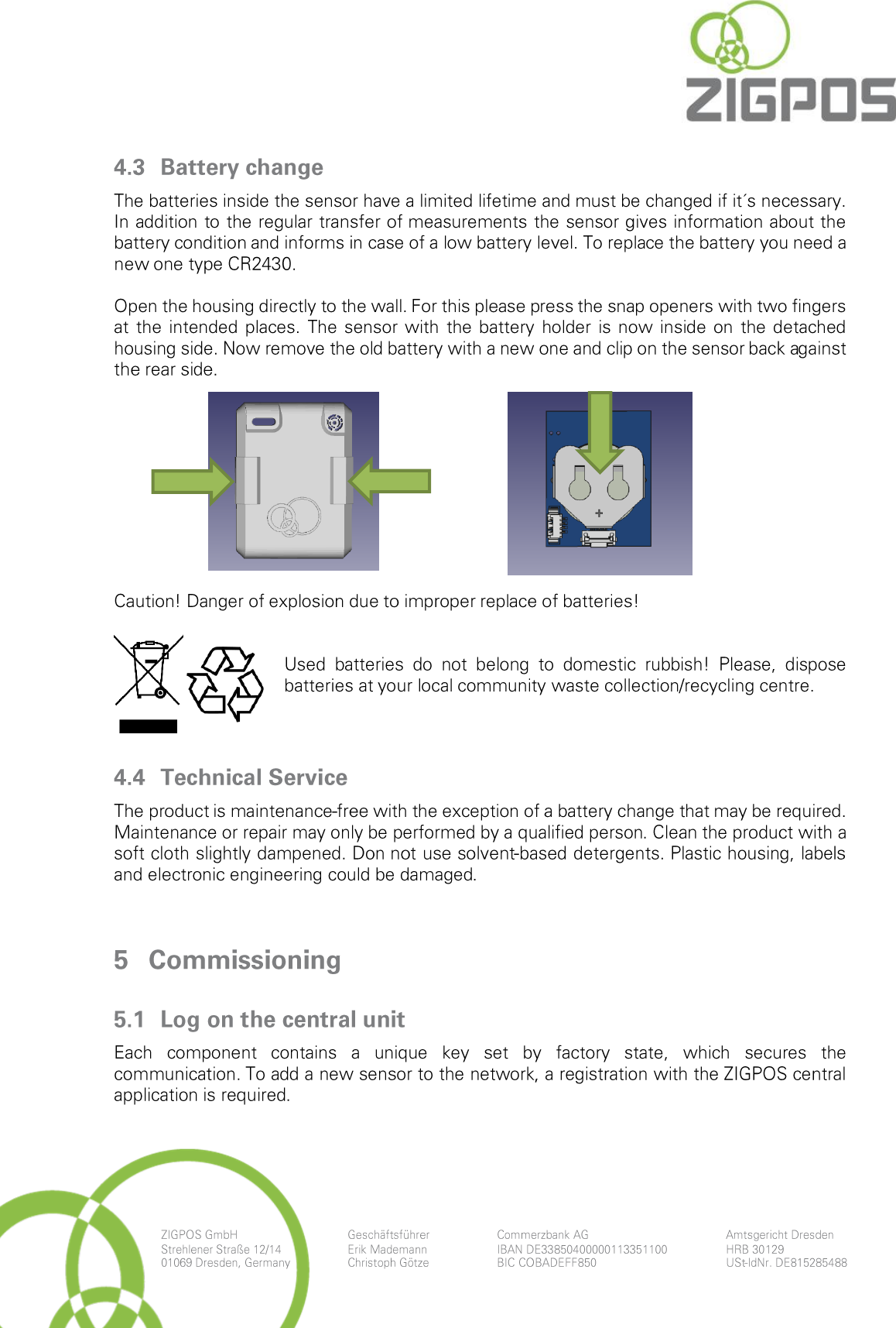 ZIGPOS LTHPV3 ZIGPOS sensor module User Manual 15 LTHP v3 UserMan