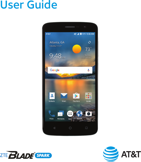 ZTE AT&T Z971 Blade™ Spark User Guide Manual Blade English PDF 9.09MB