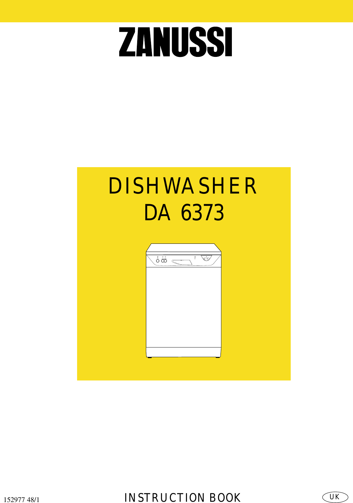 Zanussi Da 6373 Instruction Booklet