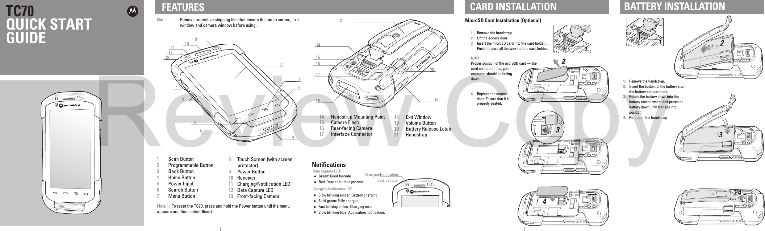 Zebra Technologies TC700H TOUCH COMPUTER User Manual MN000114A01b front