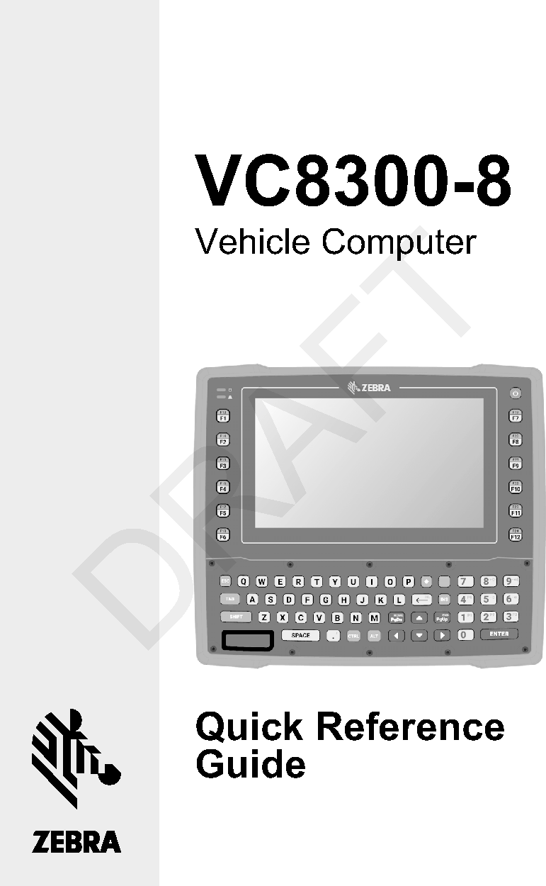 Zebra Technologies VC8300 Vehicle computer User Manual