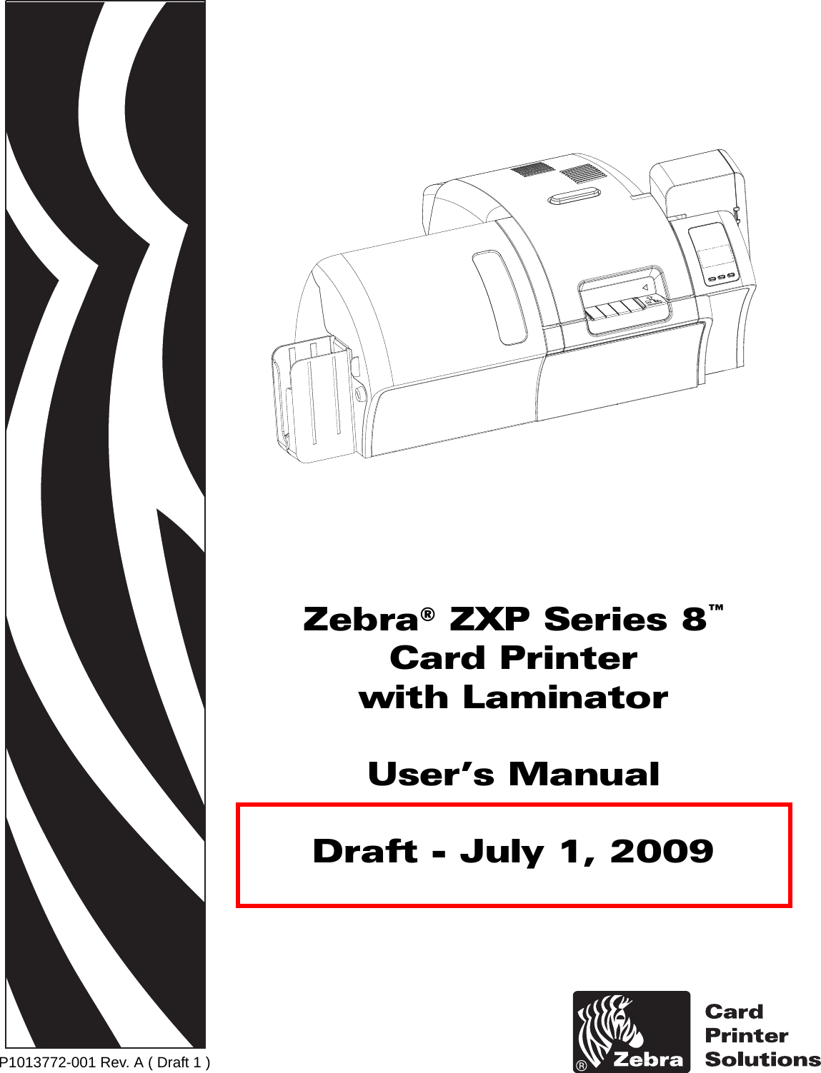Zebra Technologies ZXP-LM 13.56MHz RFID Laminator User Manual Osprey ...