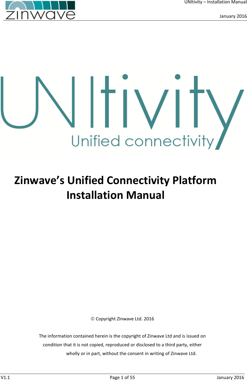 Zinwave 302-1107 Distributed Antenna System Remote Unit User Manual Job ...