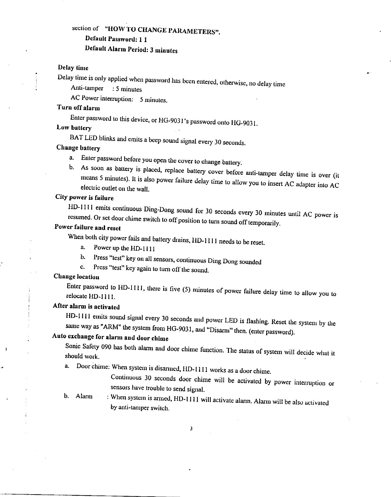 Zonas Technology HG9101 User Manual 8