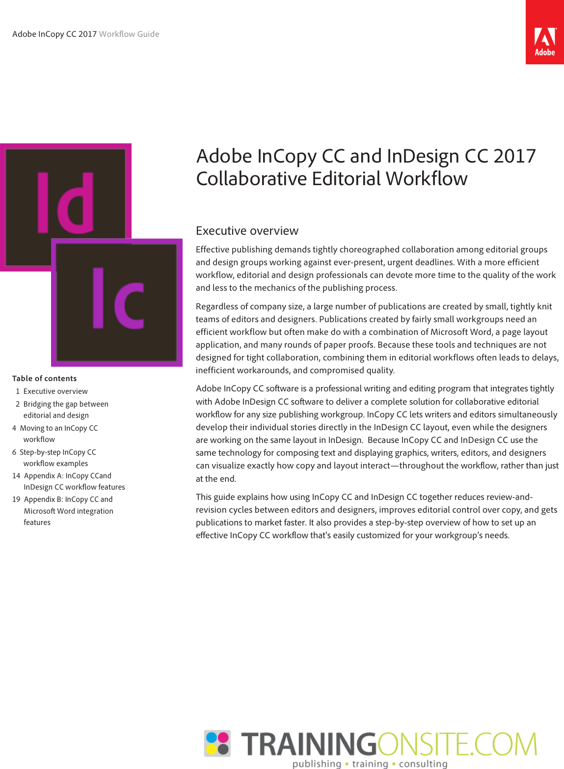 Adobe InCopy CC 2017 Workflow In Copy (2017) Guide Design En