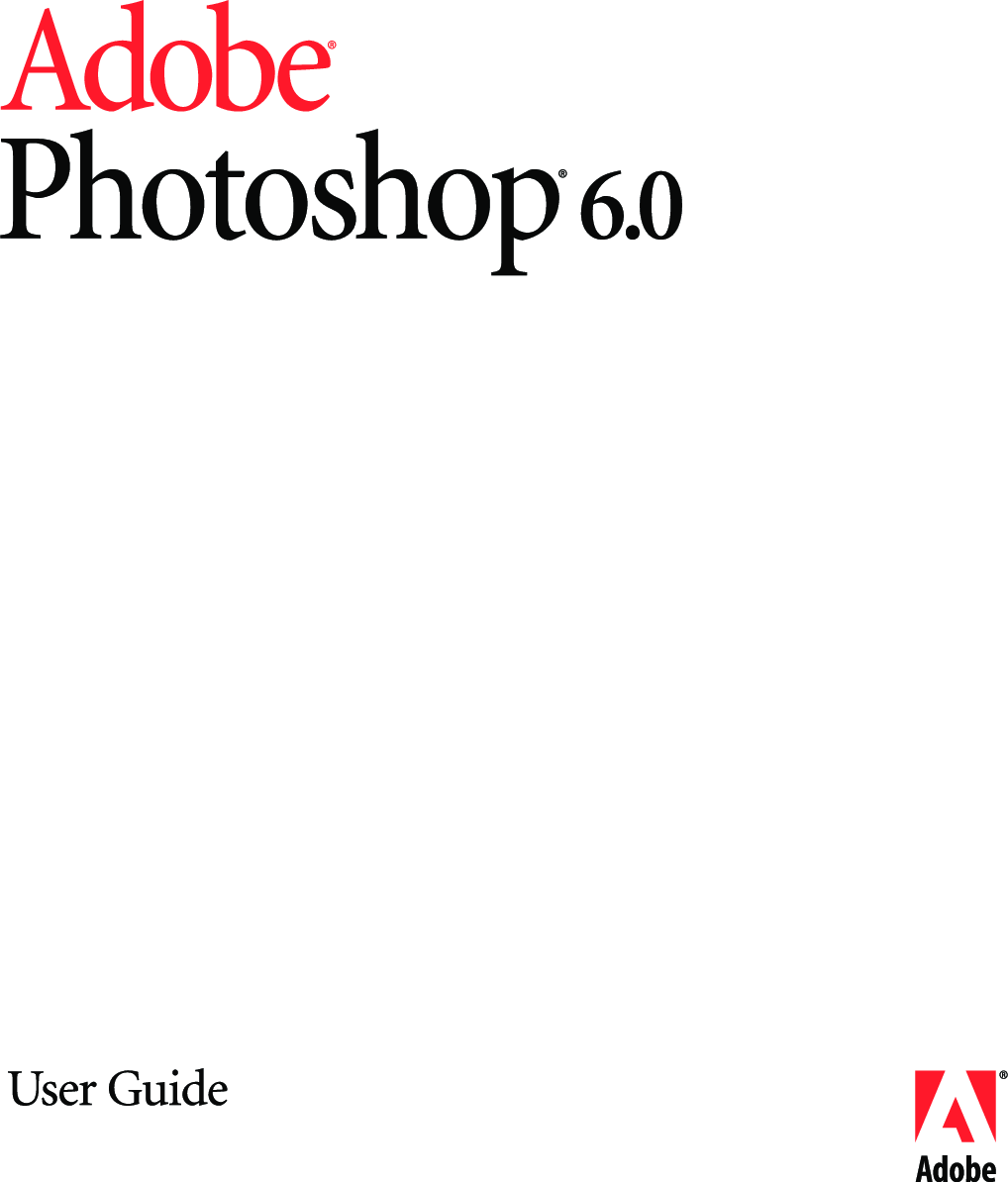 Adobe Photoshop 6.0 User Guide 6