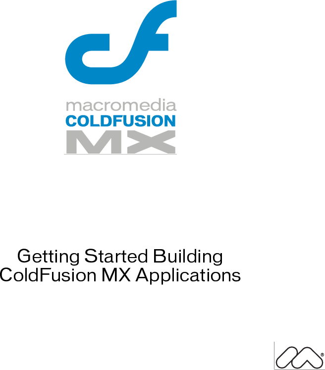 Adobe Get_started Cold Fusion MX 6.1 Getting Started Cfmx61 Qsg