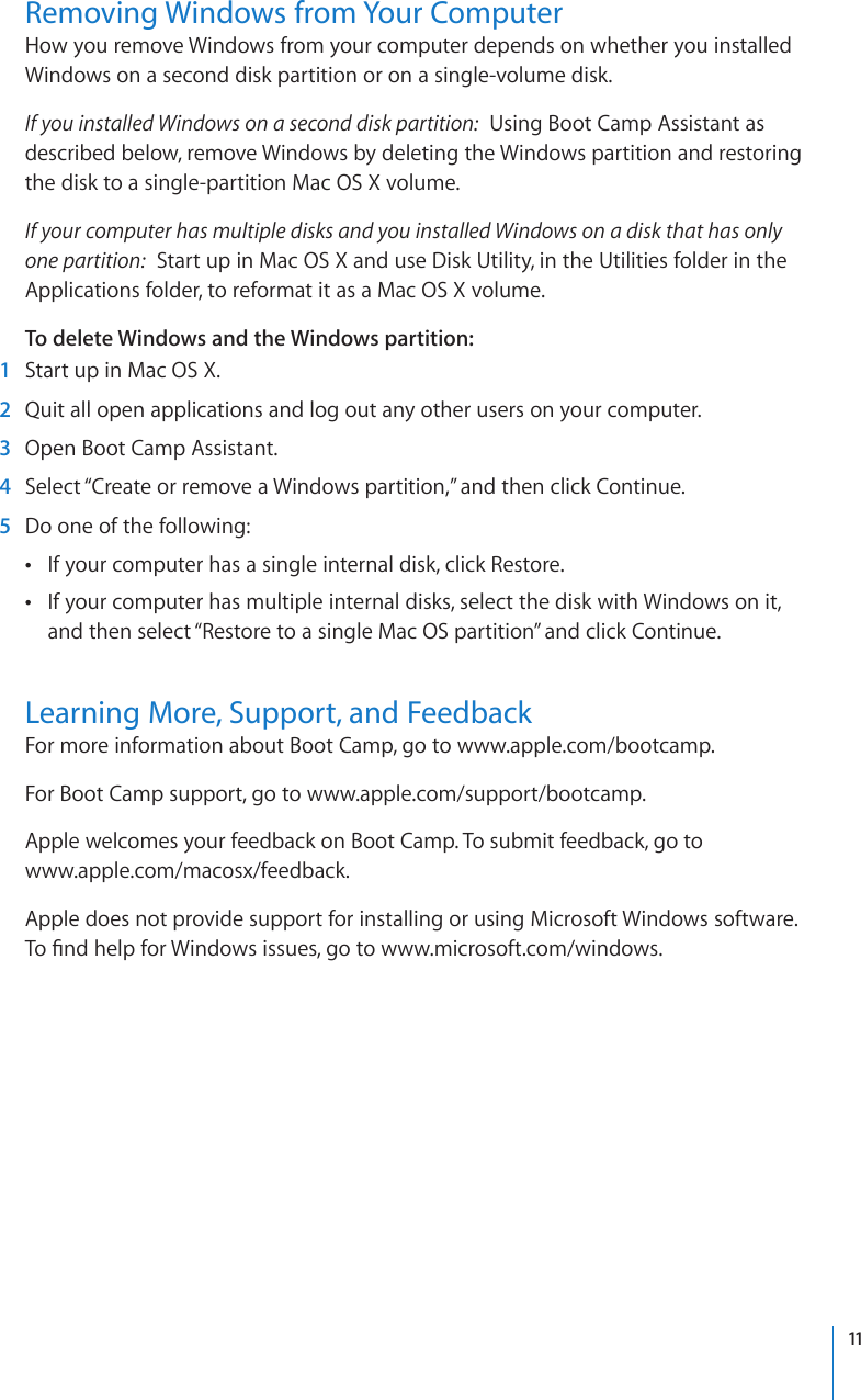 Apple Boot Camp Installation And Setup Guide Macbook Air (Late 2010) & Install Late2010