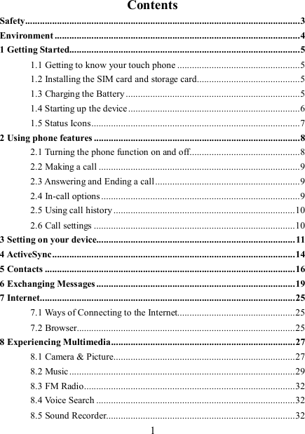 b mobile 30-008 Mobile phone User Manual