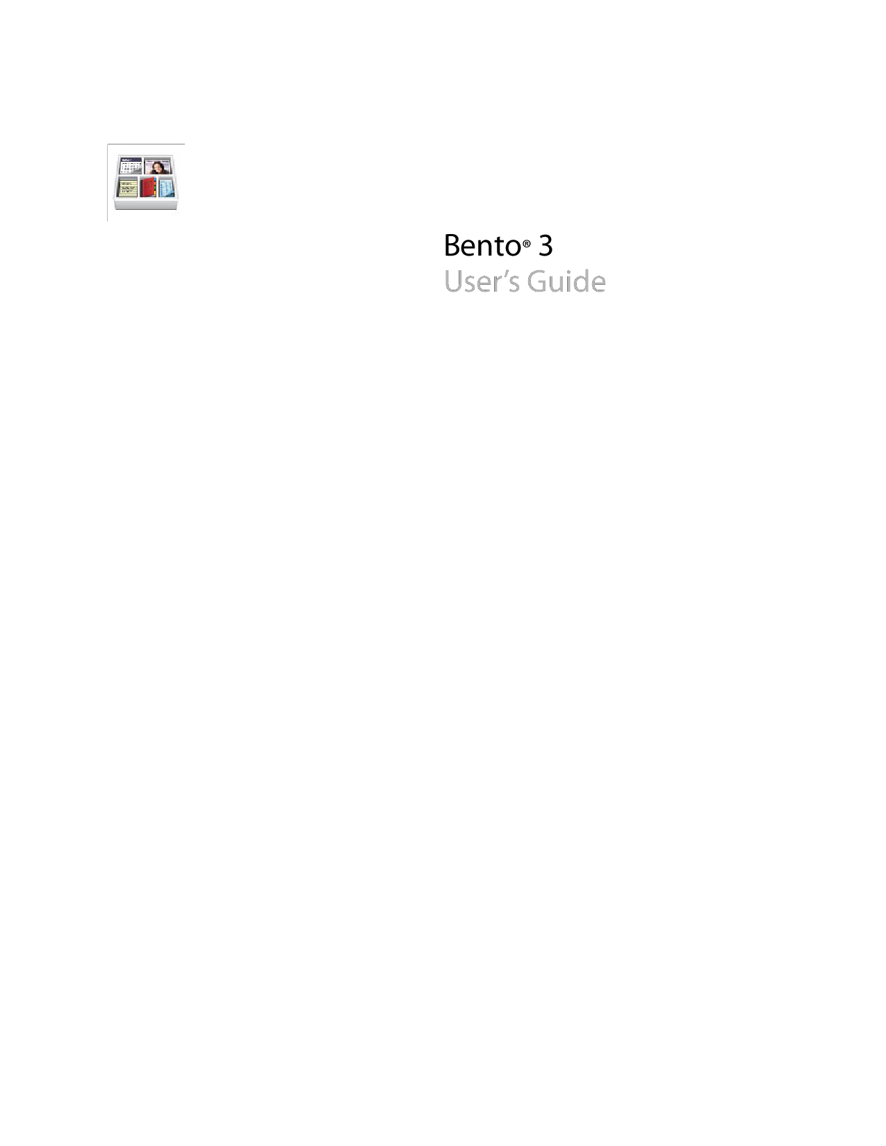 Bento User’s Guide 3 Bento3 Ug En