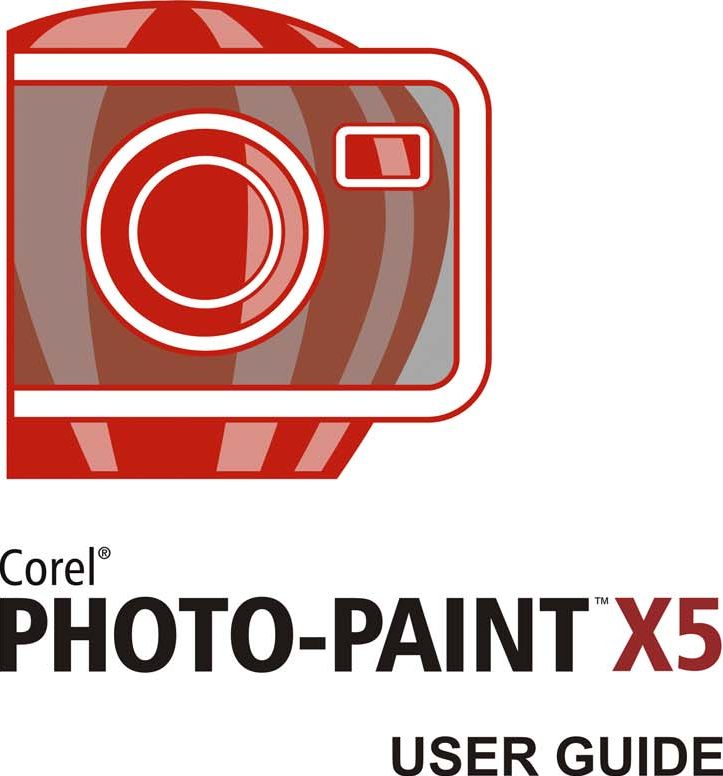 Corel PHOTO PAINT User Guide X5 Operating Instructions EN