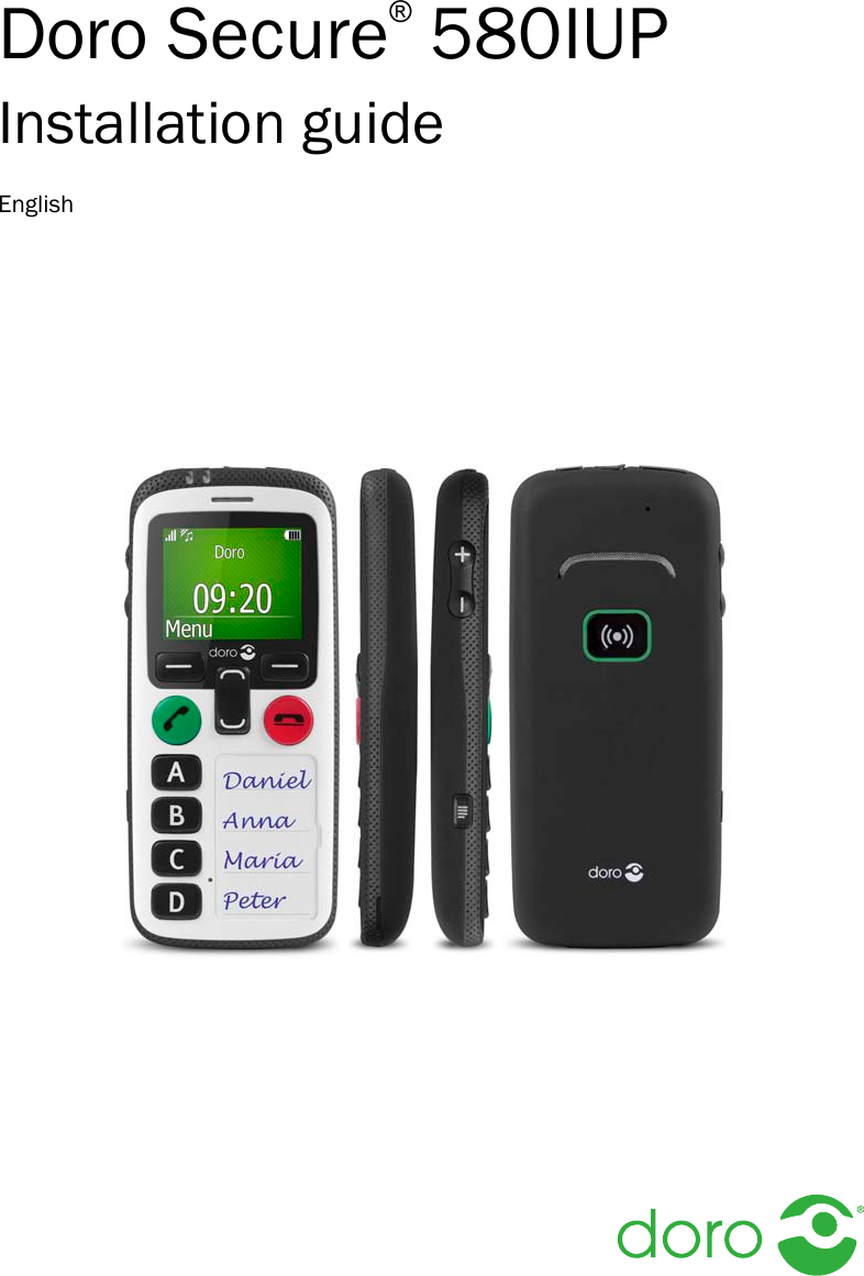 Doro Secure 580 IUP Installation Guide 580IUP IG En