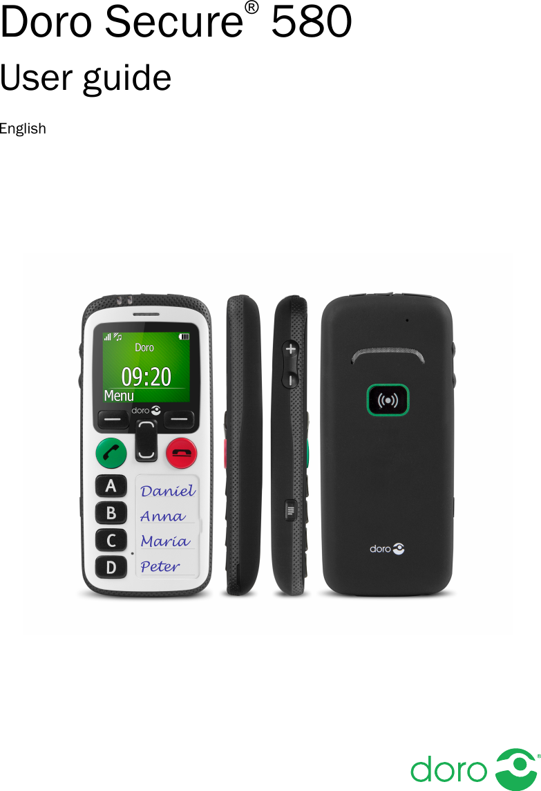 Doro Secure 580 Operating Guide UG EN