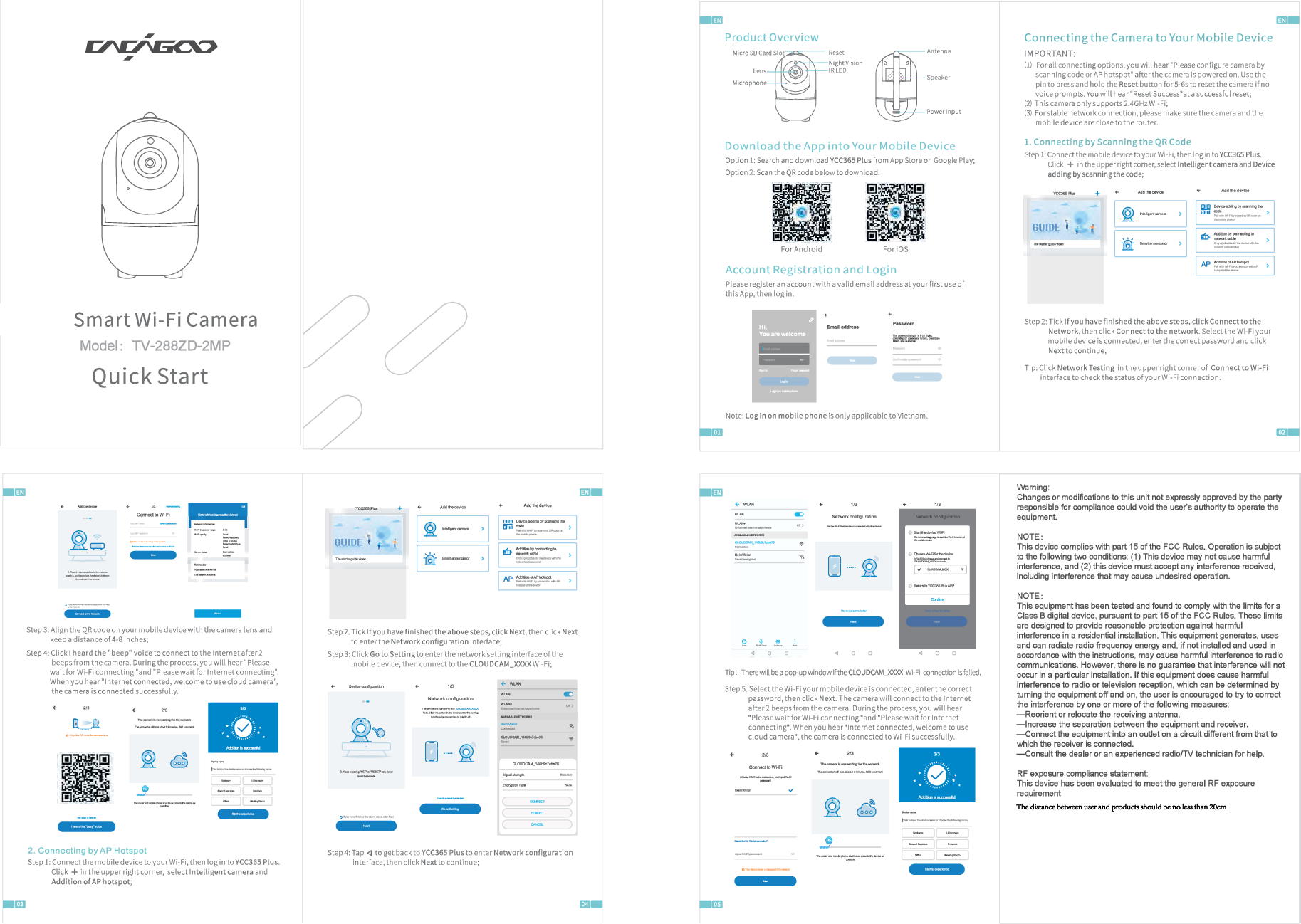 gang shan electronics 288ZDP Smart WiFi Camera User Manual 12 Usermanual