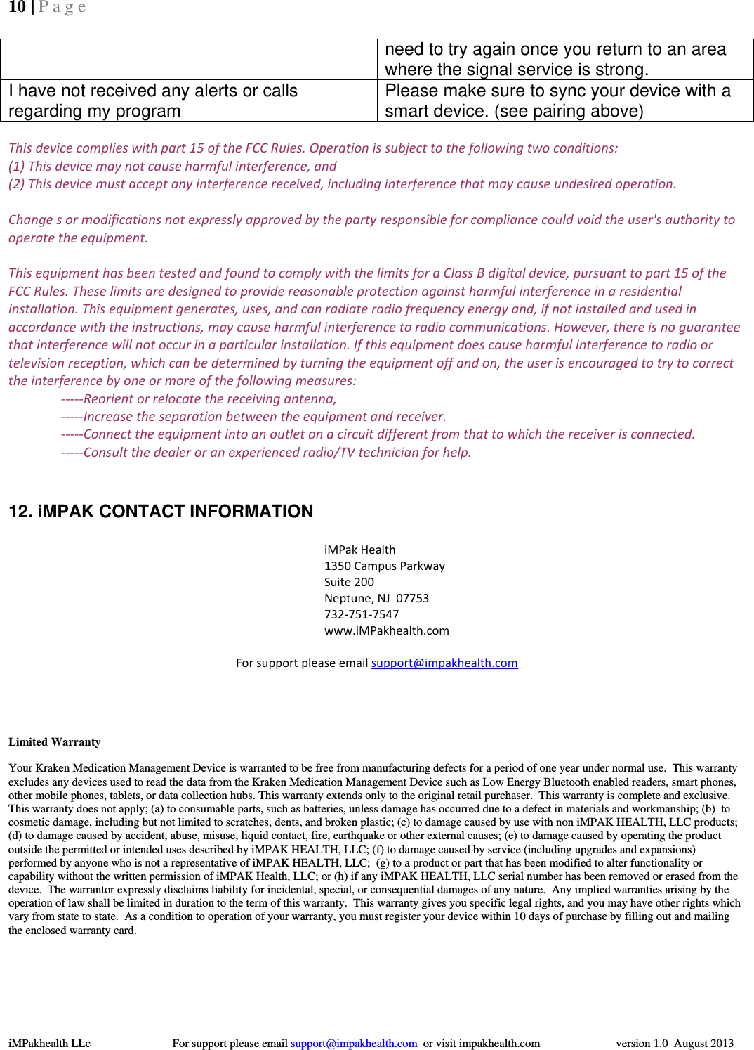 iMpak Health KMB121 Handheld, Bluetooth 4.0 Enabled, Medication ...