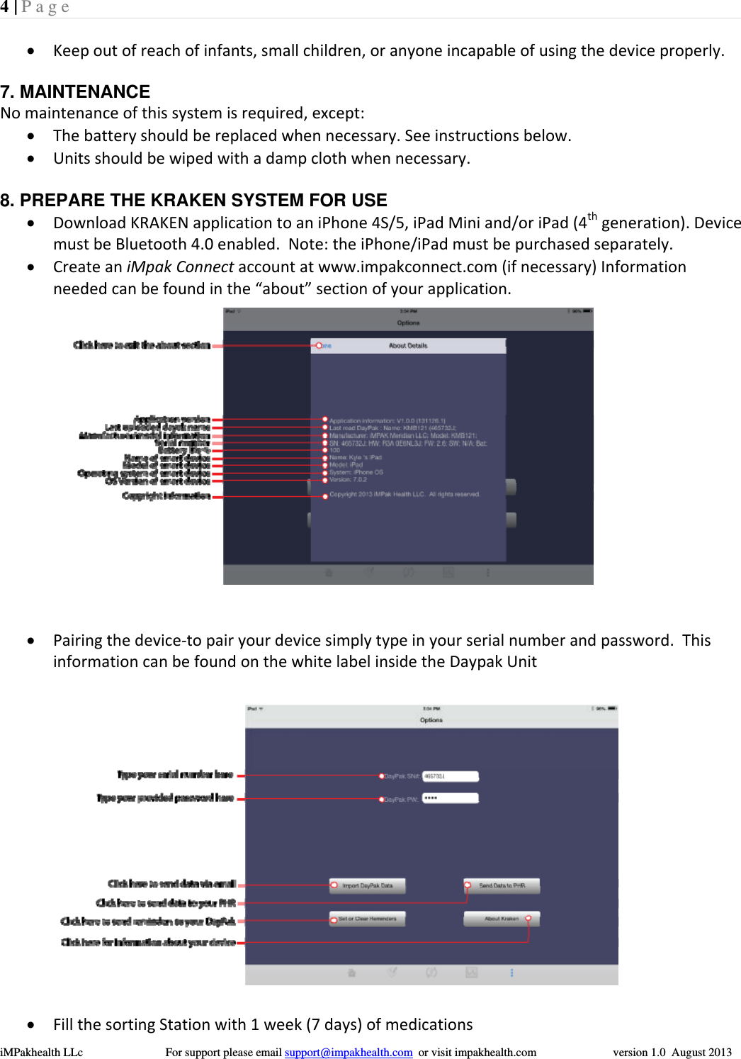 iMpak Health KMB121 Handheld, Bluetooth 4.0 Enabled, Medication ...
