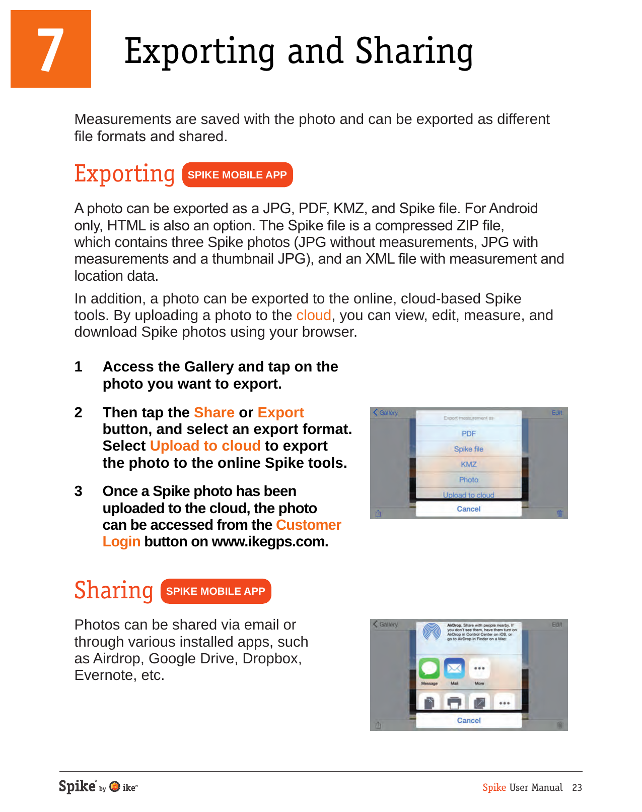 ikeGPS SP02 Spike User Manual Spike UserManual v1 6