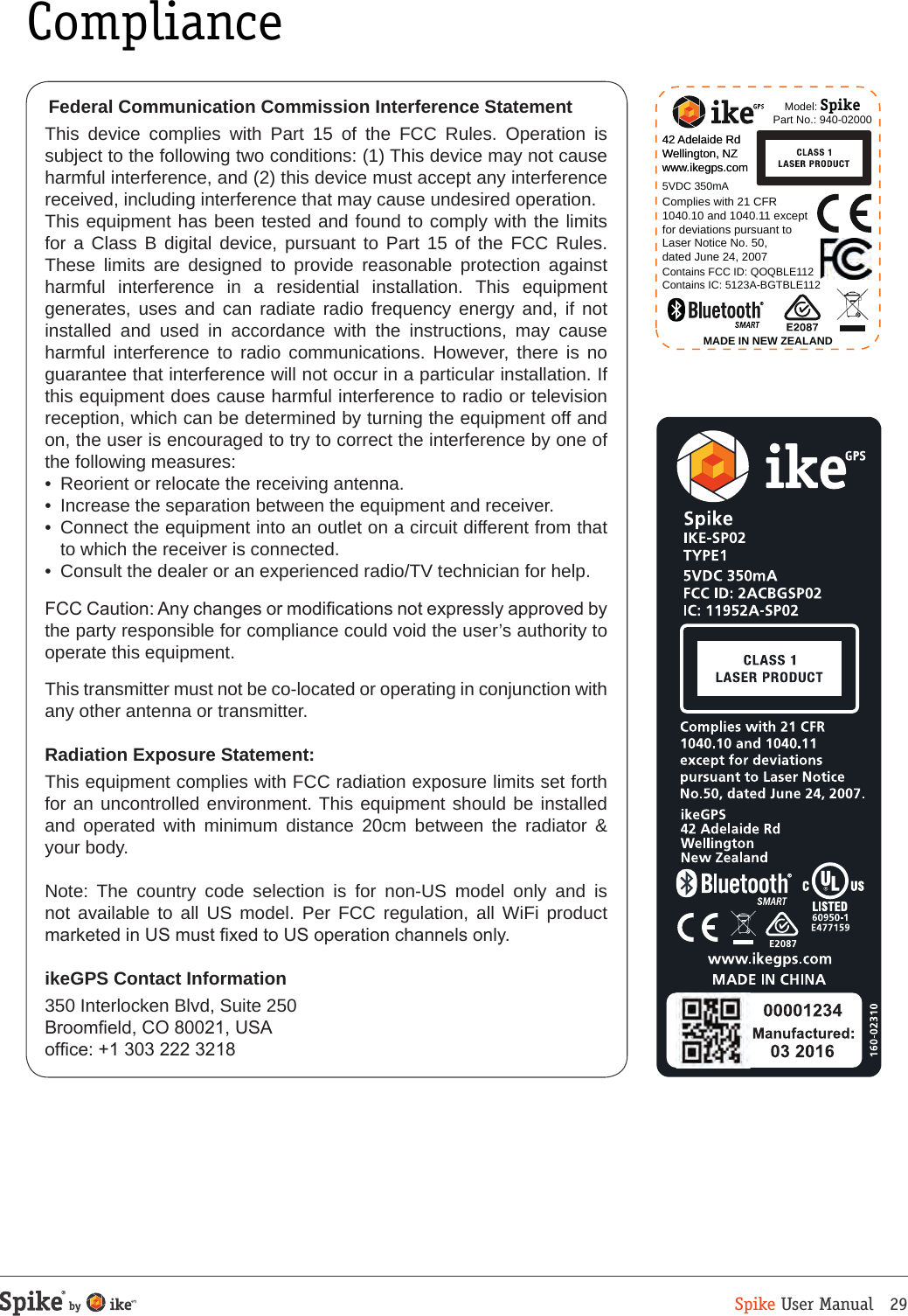 ikeGPS SP02 Spike User Manual Spike UserManual v1 6