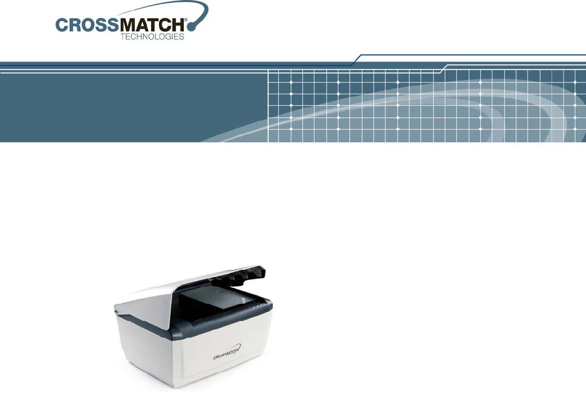 Cross Match Technologies RJ0479V2 D Scan Authenticator CF User Manual ...