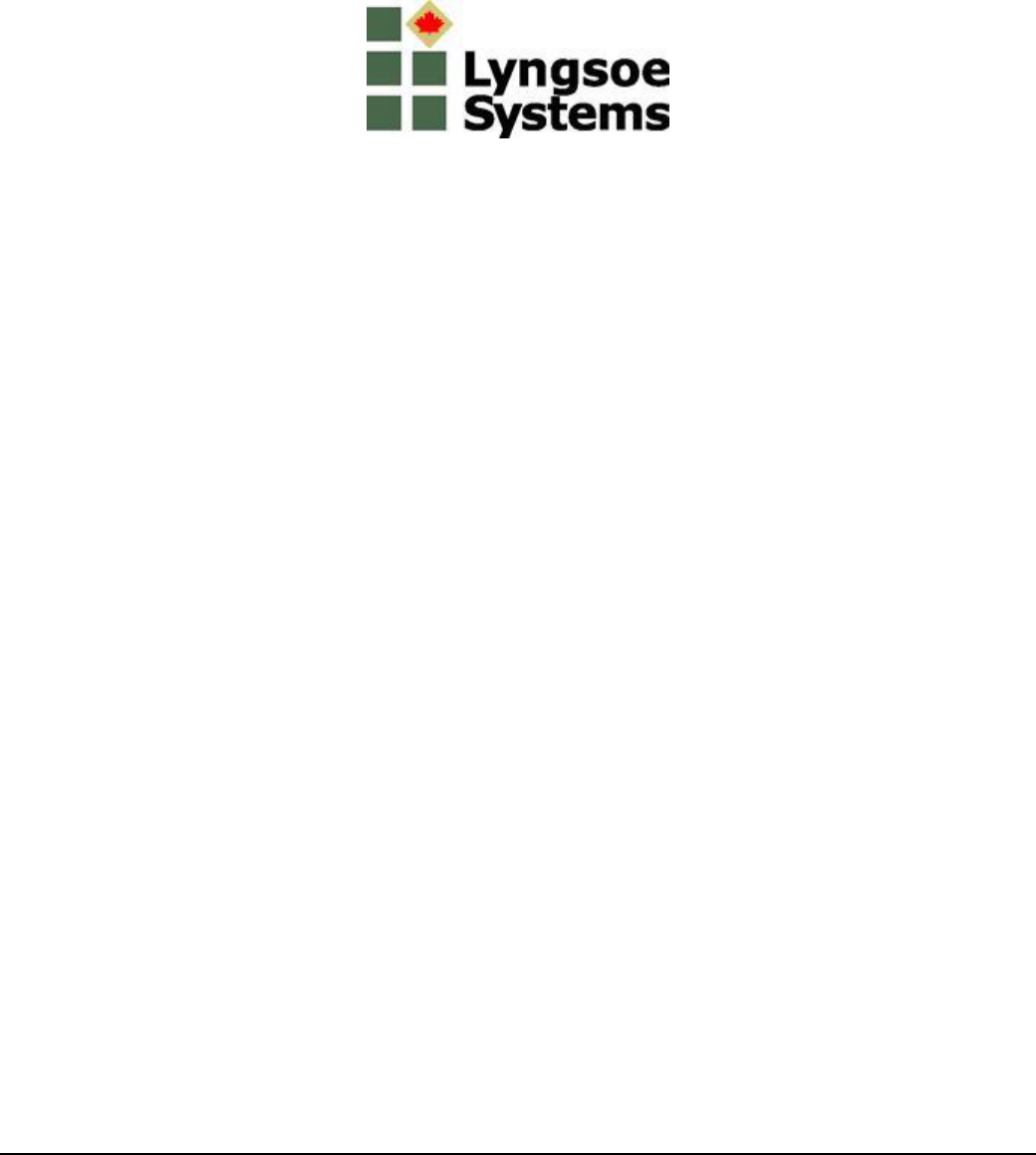 Lyngsoe Systems PT40A PT40A Postal tag User Manual
