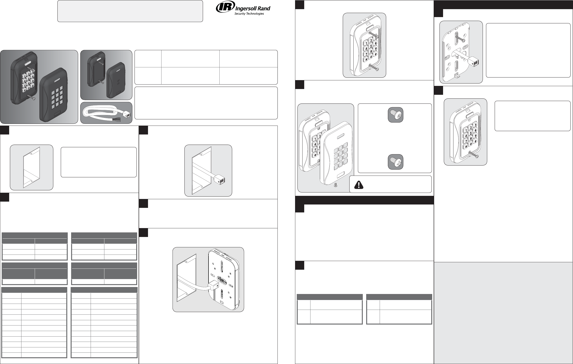 XceedID MTK15-485 Access Control Reader User Manual 23940620 MT15 MTK15 ...