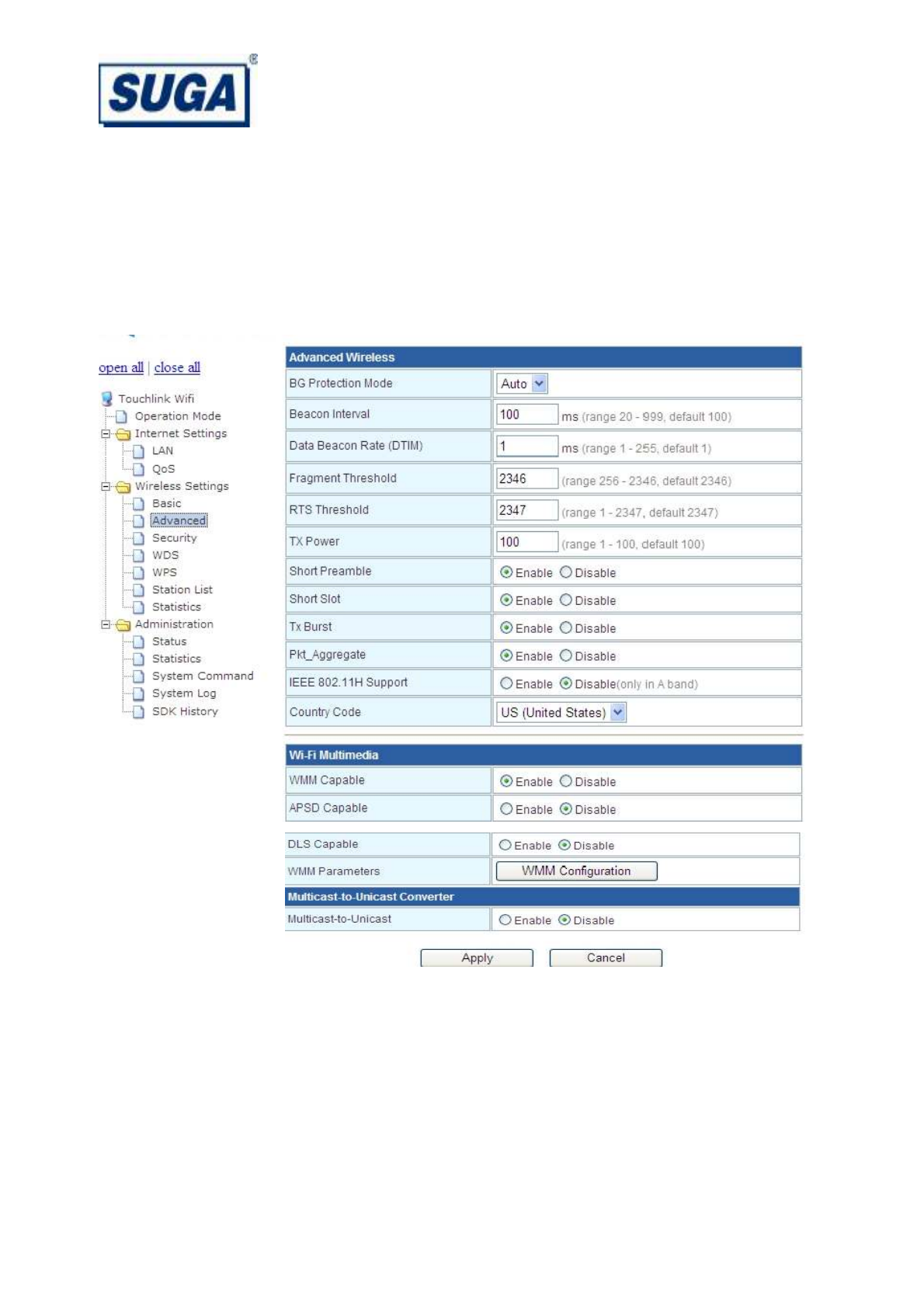 Suga Electronics SWP23MA 802.11b/g/n (2T2R) WLAN AP/Router Module User ...