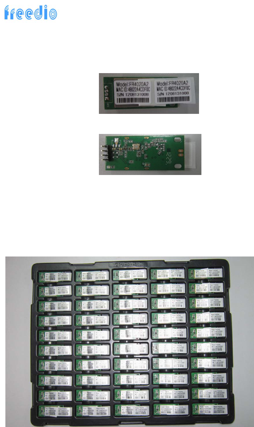 FREEDIO Electronic Technology FR4020A2 WIFI MODULE User Manual FR4020A2 ...
