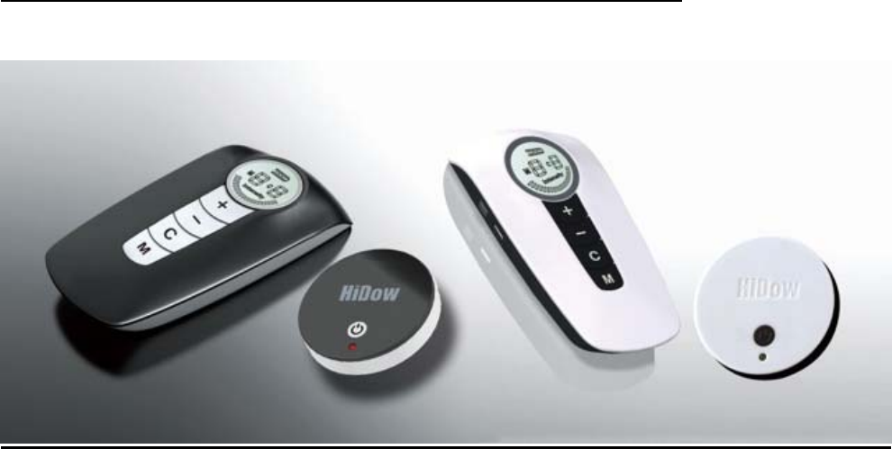 Hi Dow Electron Technology HD-5N-RX HiDow Wireless Tens/EMS System User ...