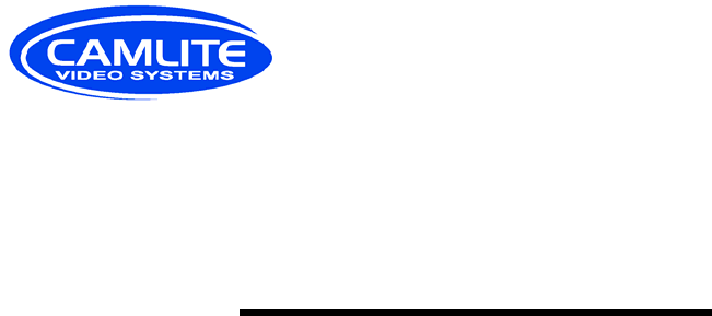 CamLite CL0201 CamLite Video System User Manual users manual