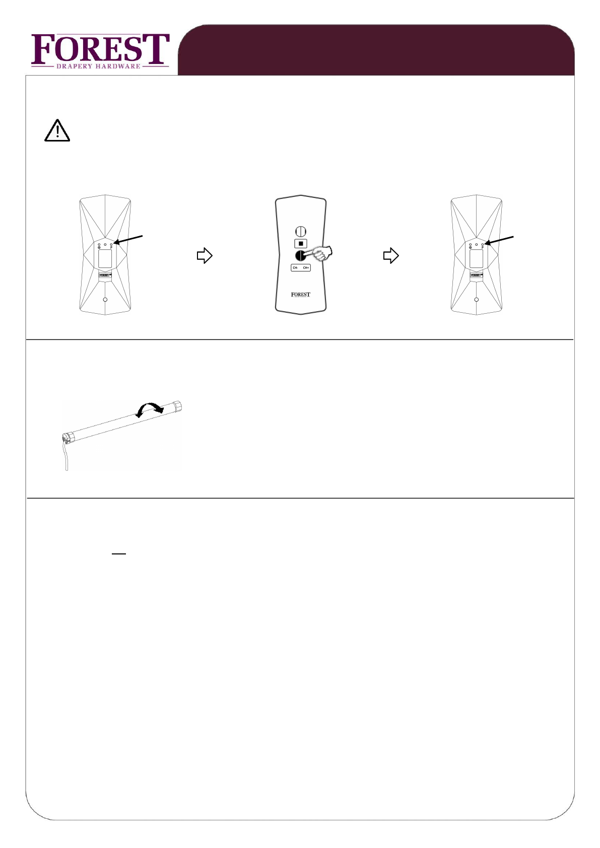 Forest Group Nederland 520109X46X Forest Diamond RF remote User Manual