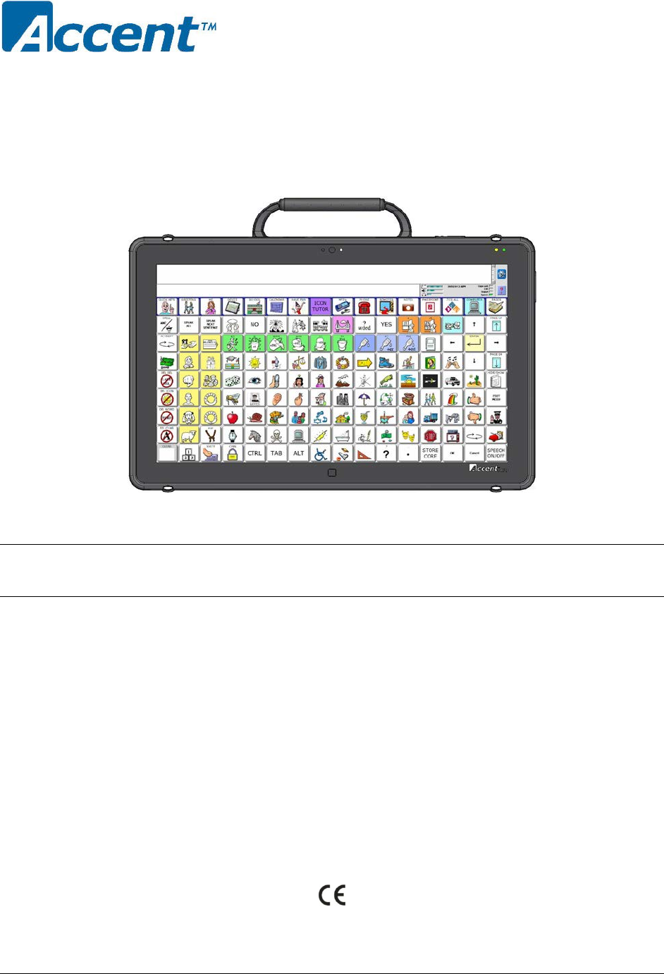 Prentke Romich ACN1400PRC Accent 1400 User Manual Accent Hardware