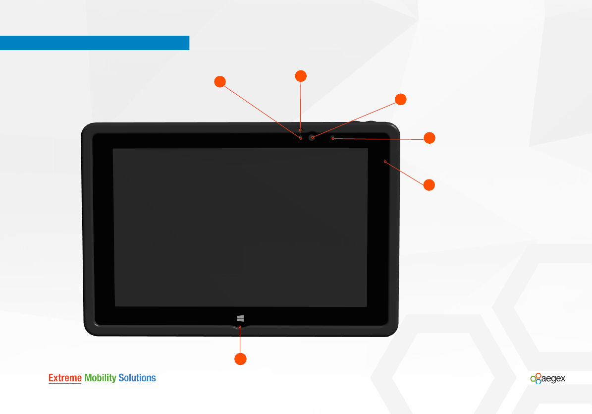 Aegex Technologies AEGEX10-LTB01 10.1 inches Mobile computer tablet ...