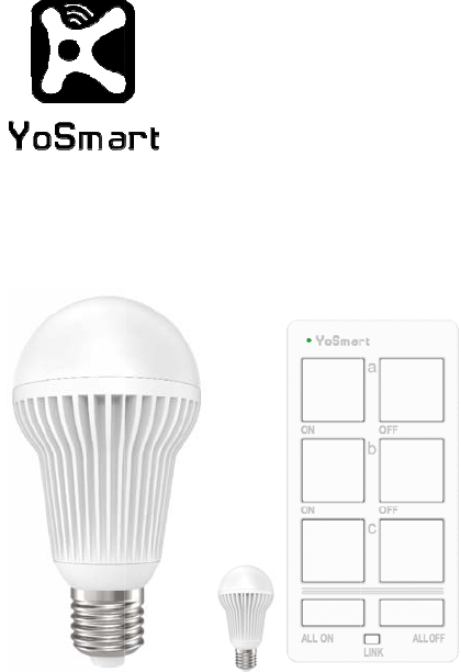 KingTing Tech MRXXY YoSmart Mini Remote User Manual