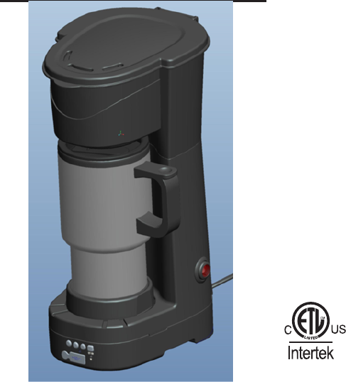 CE NORTH AMERICA CE-CM02 Drip Type coffee maker User Manual Kitchen Gourmet