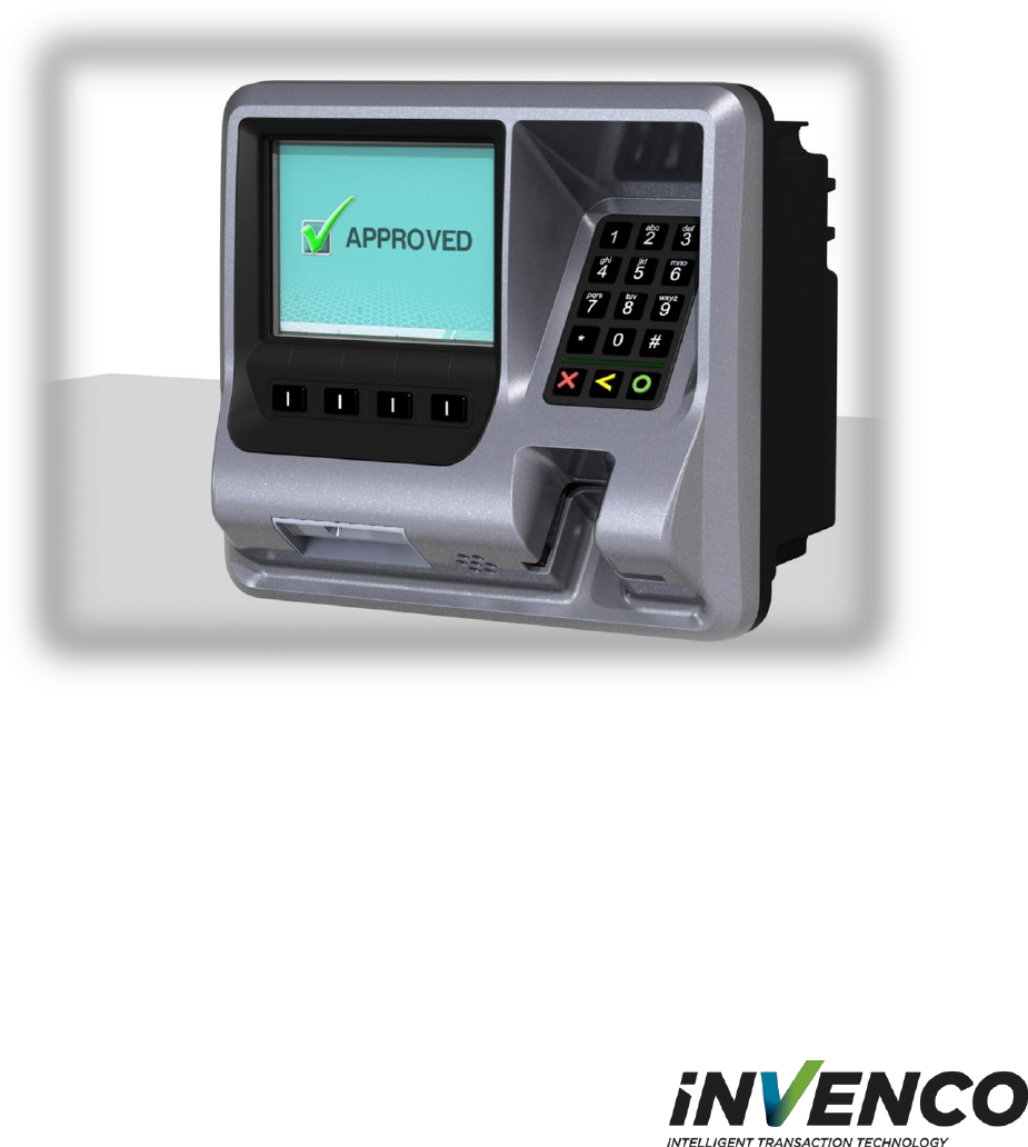 Invenco Group G60PB Payment terminal with RF Card Reader User Manual ...