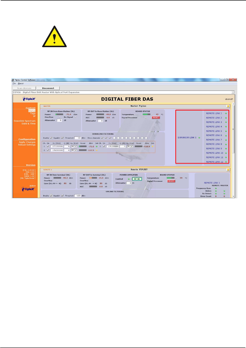 Fiplex Communications DHS00-M PS800 DIGITAL MASTER UNIT User Manual ...