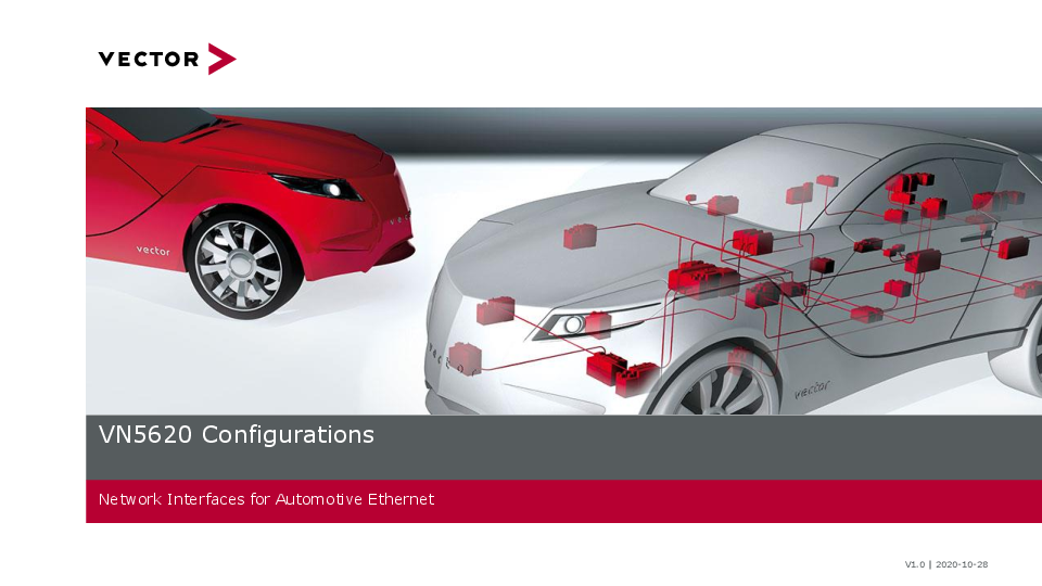 Vector VN5620 Configurations: Automotive Ethernet Network Interfaces