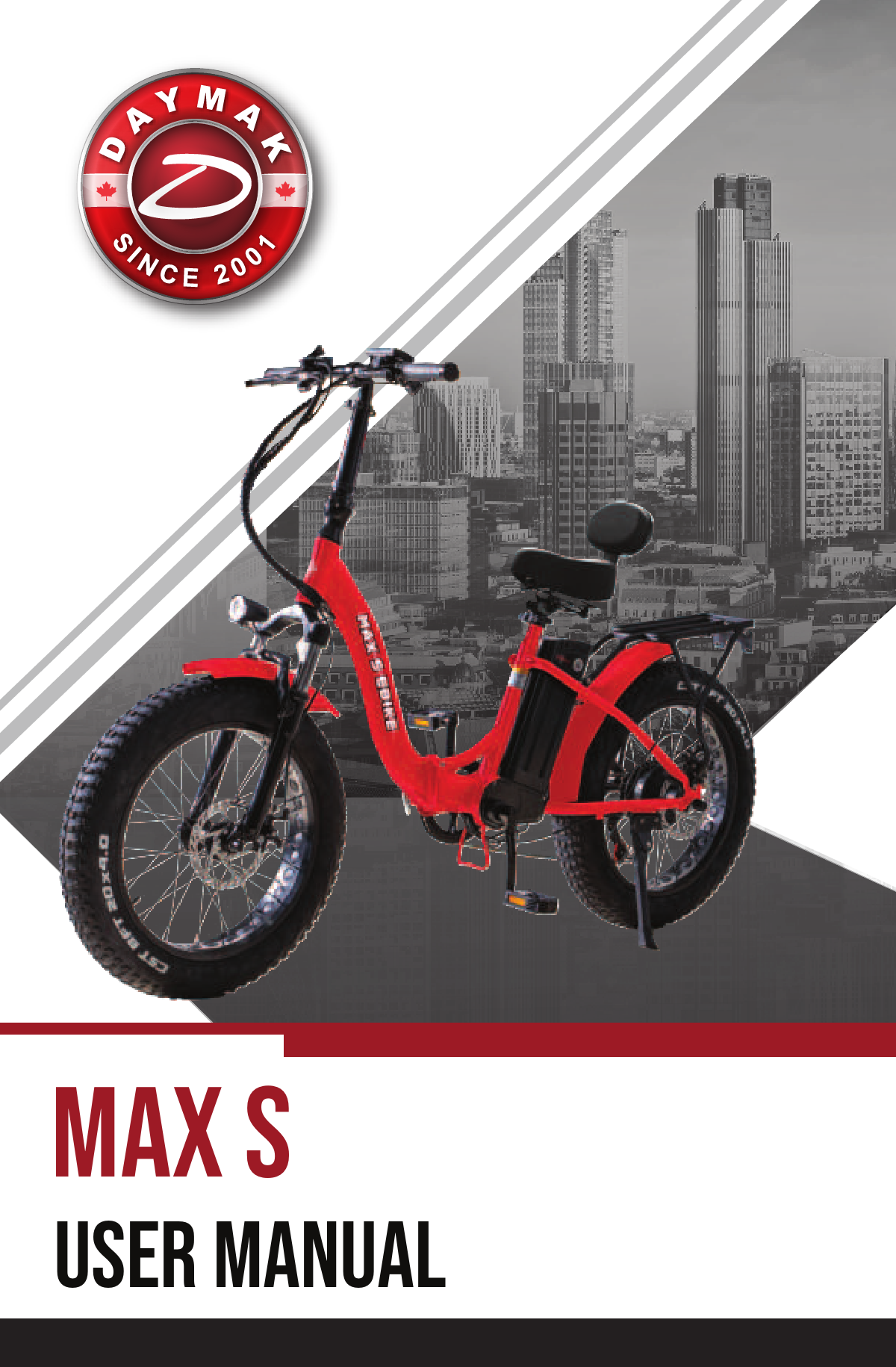 Daymak Max S E-Bike User Manual