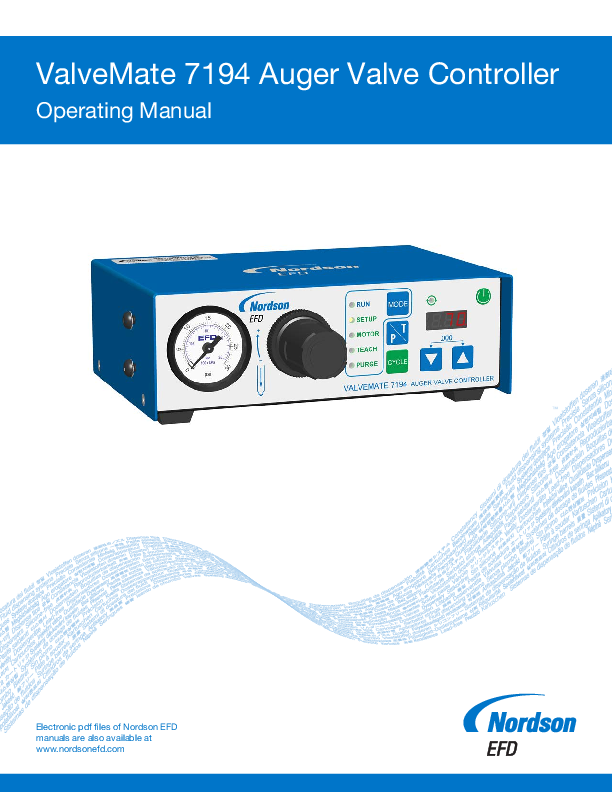 PDF ValveMate 7194 Auger Valve Controller