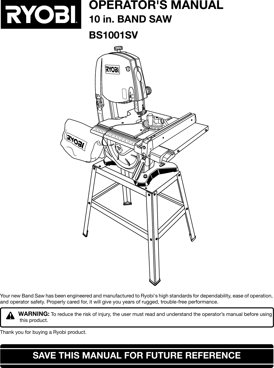 Ryobi Bs1001sv User Manual 25b2d6bf 98ca 40b7 9028 799685051d70