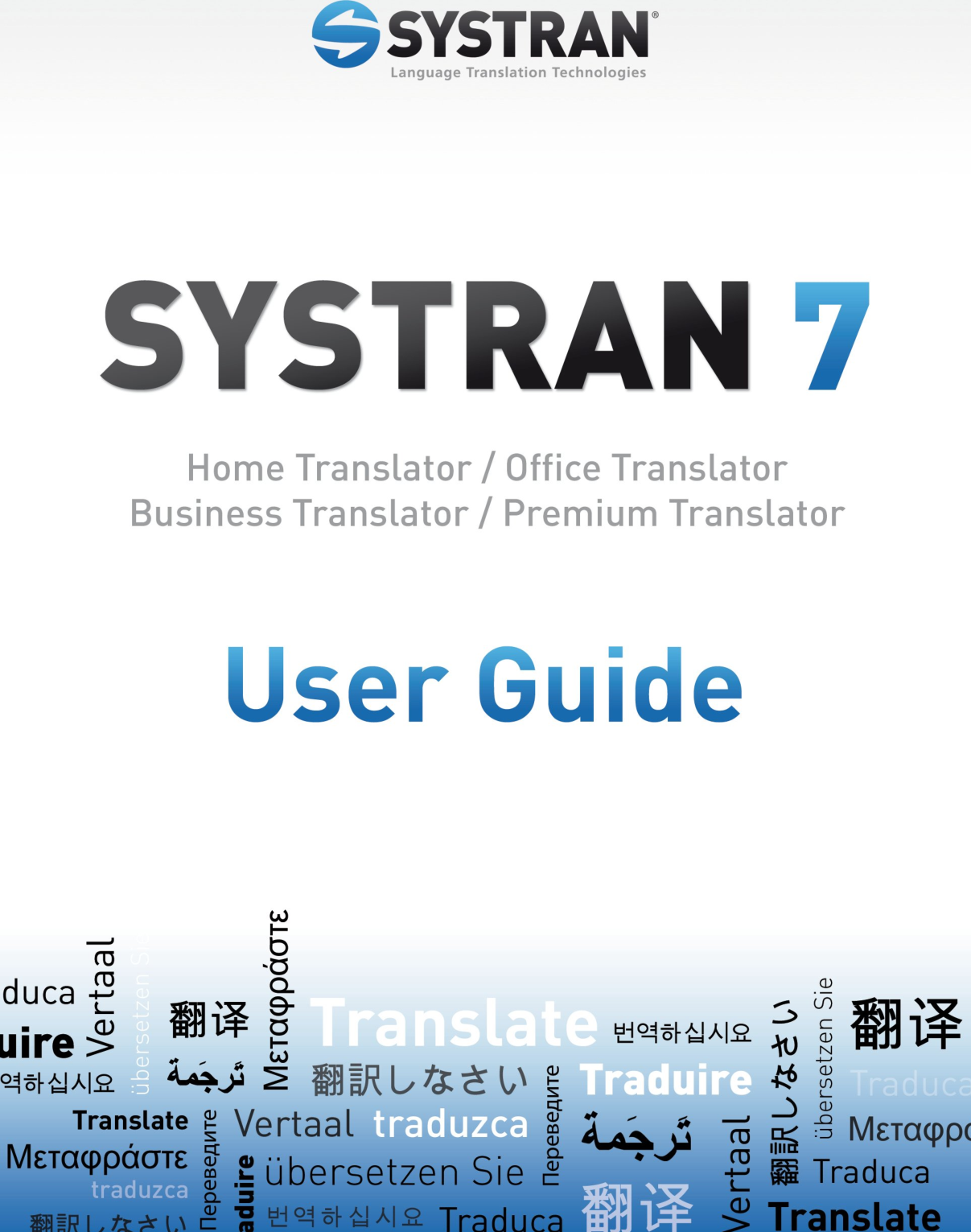 Systran Premium Translator 7.0 User Guide SYS 7 ug eng
